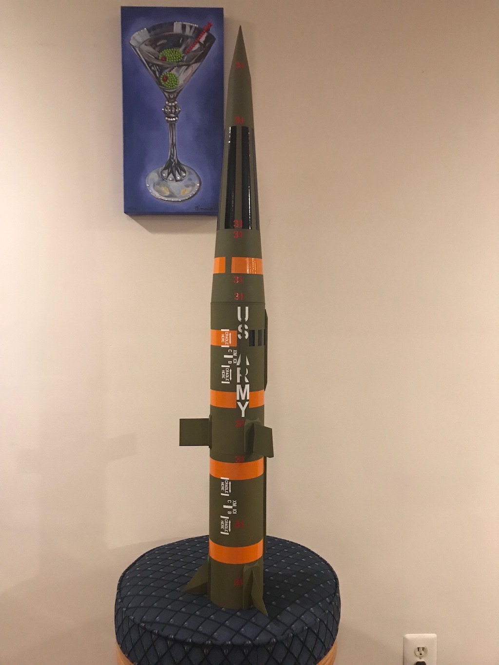 Pershing 1A Estes Maxi-Brute Clone Part 8 – That ’70s Rocketeer